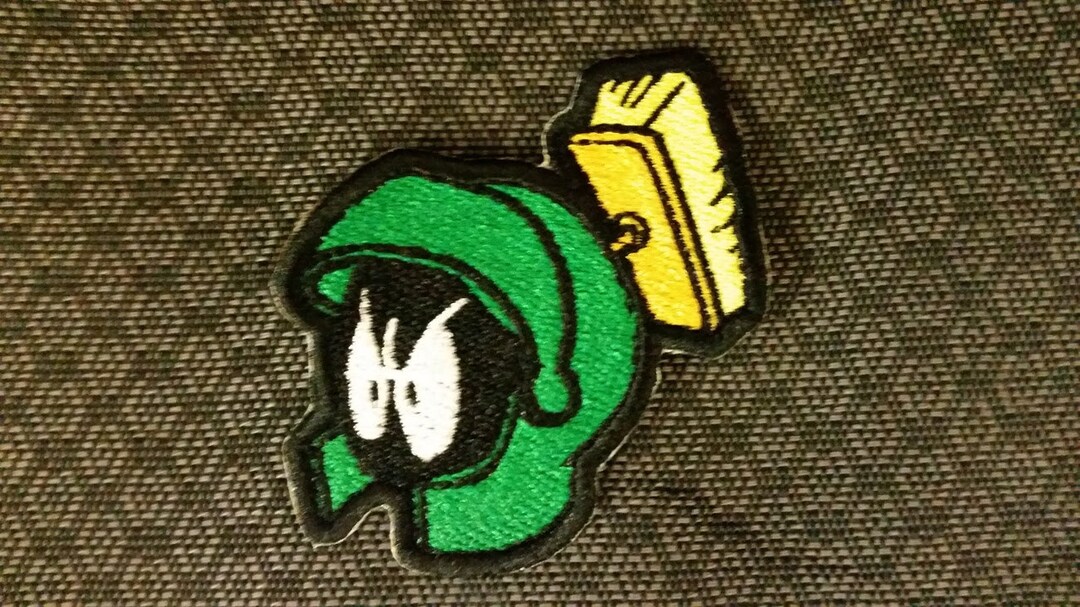 Cartoon Alien Embroidered Patch, Space Cartoon Character Patch, Space ...