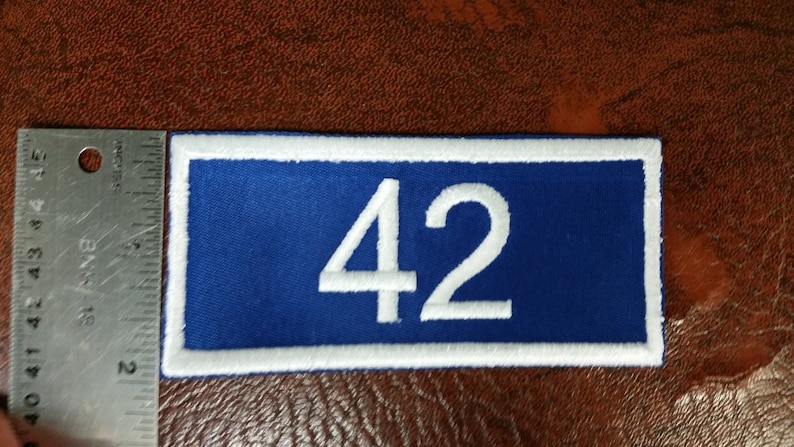 Geeky Embroidered Patch, 42 Iron on Patch, Answer to Universe Patch - Etsy
