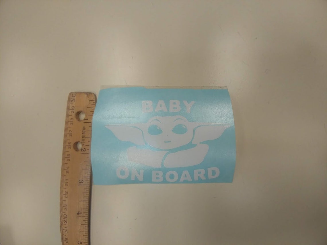 Baby Alien on Board Decal - Etsy