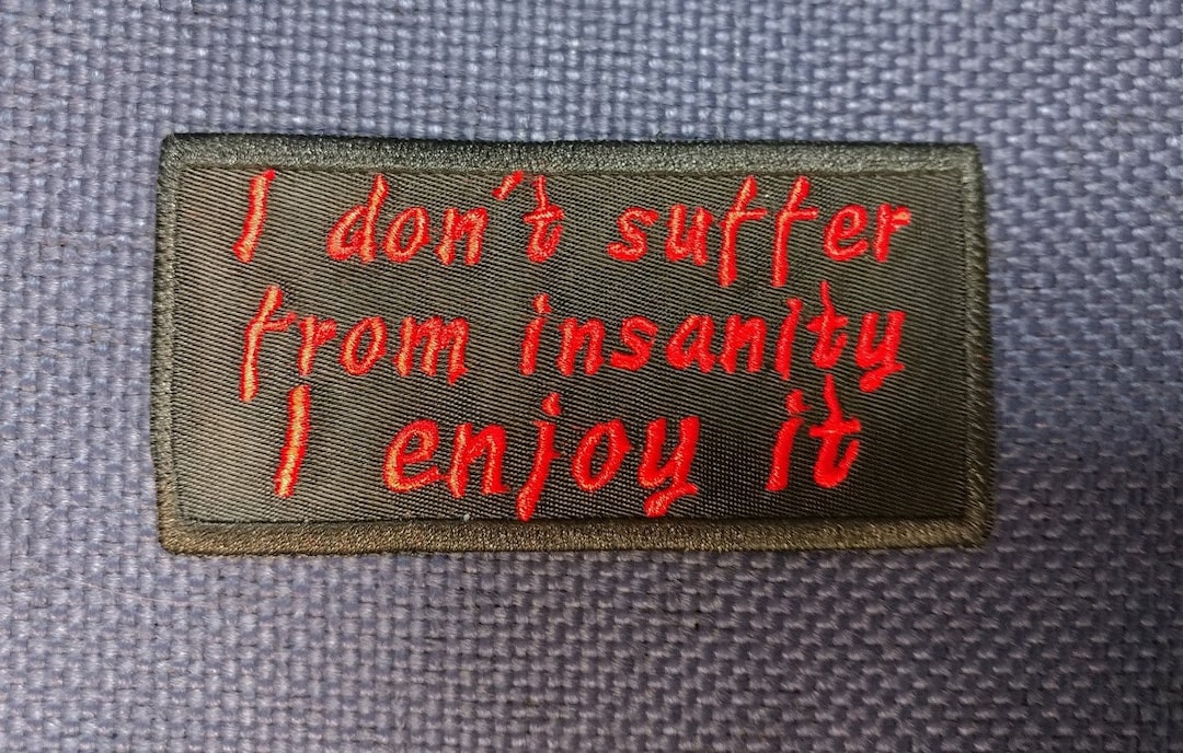 Biker Embroidered Patch, Funny Saying Motorcycle Patch - Etsy