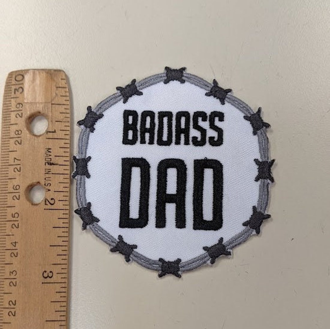 Cool Dad Embroidered Patch, Badass Dad Iron on Patch - Etsy
