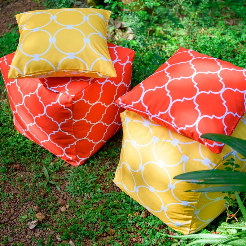 Extra LARGE Floor Cushion Cover 35 WATERPROOF OUTDOOR - Etsy