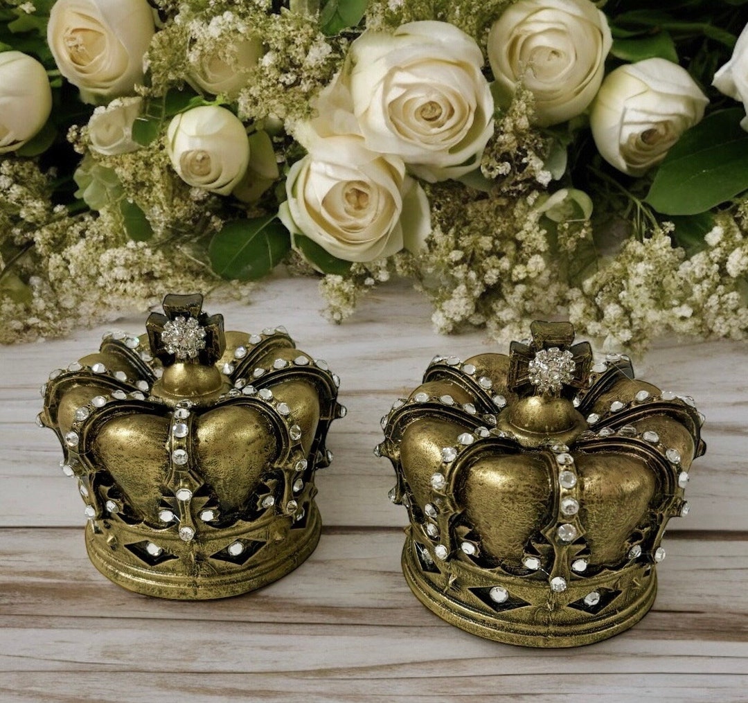 Crown Candle Topper/tabletop Crown - Etsy