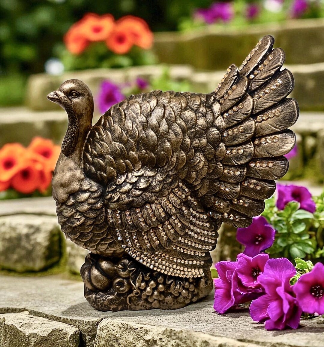 TURKEY With Sparkle for Fall and Thanksgiving Decor - Etsy