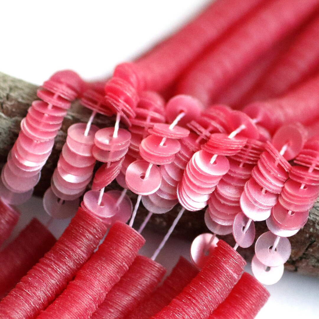 Light Pink Special Shiny/matte Finish 4 Mm Sequins, Premium French ...