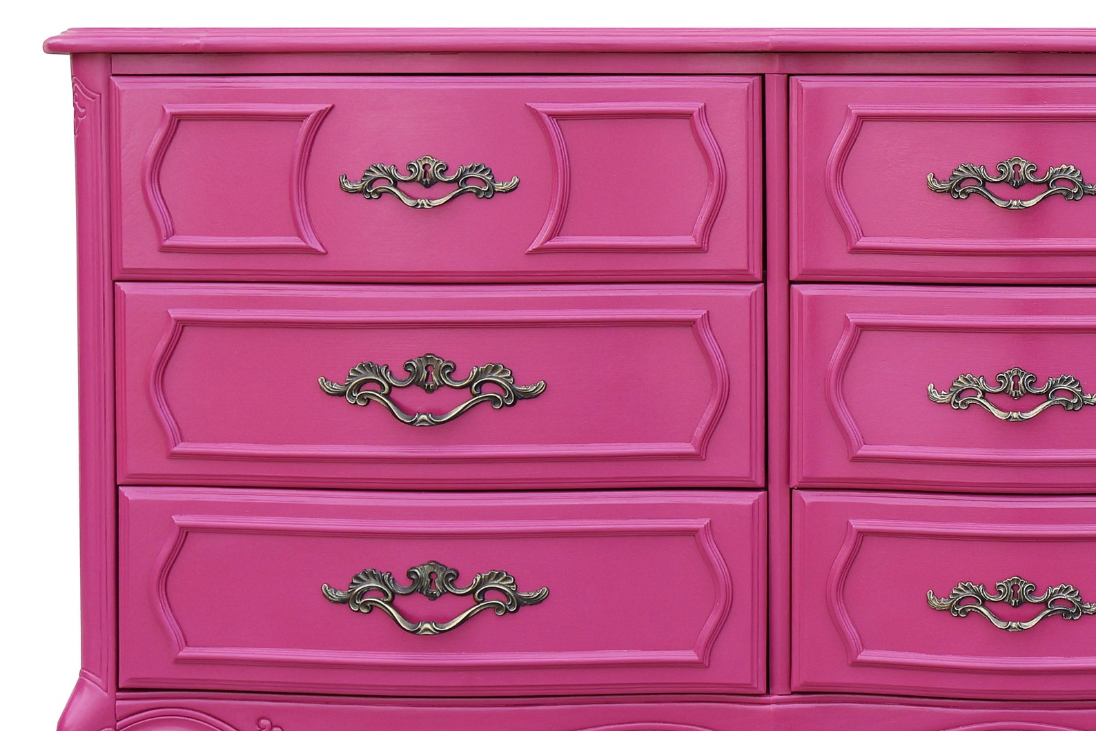 Available, Free Shipping: French Provincial Hot Pink Dresser, Chest of ...
