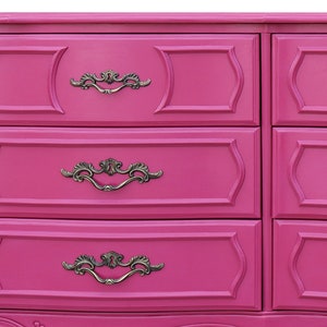 Available, Free Shipping: French Provincial Hot Pink Dresser, Chest of ...