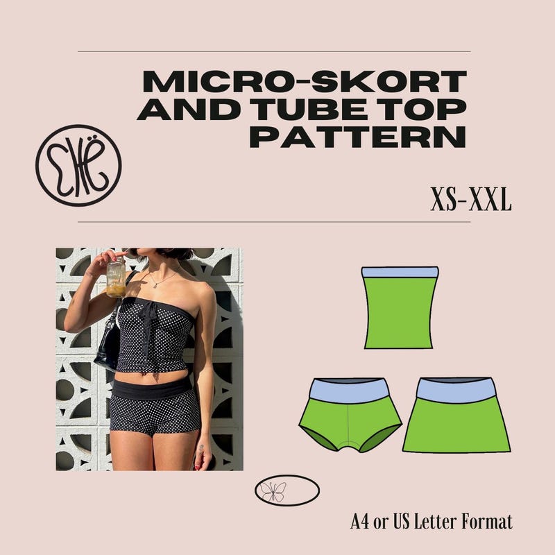 Micro Shorts and Top Set - Etsy