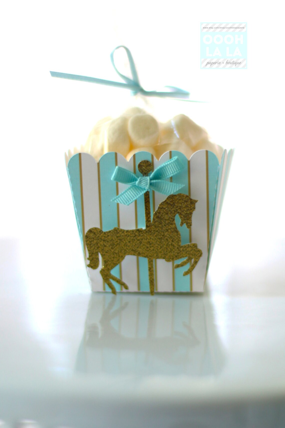 MADE TO ORDER Merry Go Round/Carousel themed Mini Popcorn | Etsy