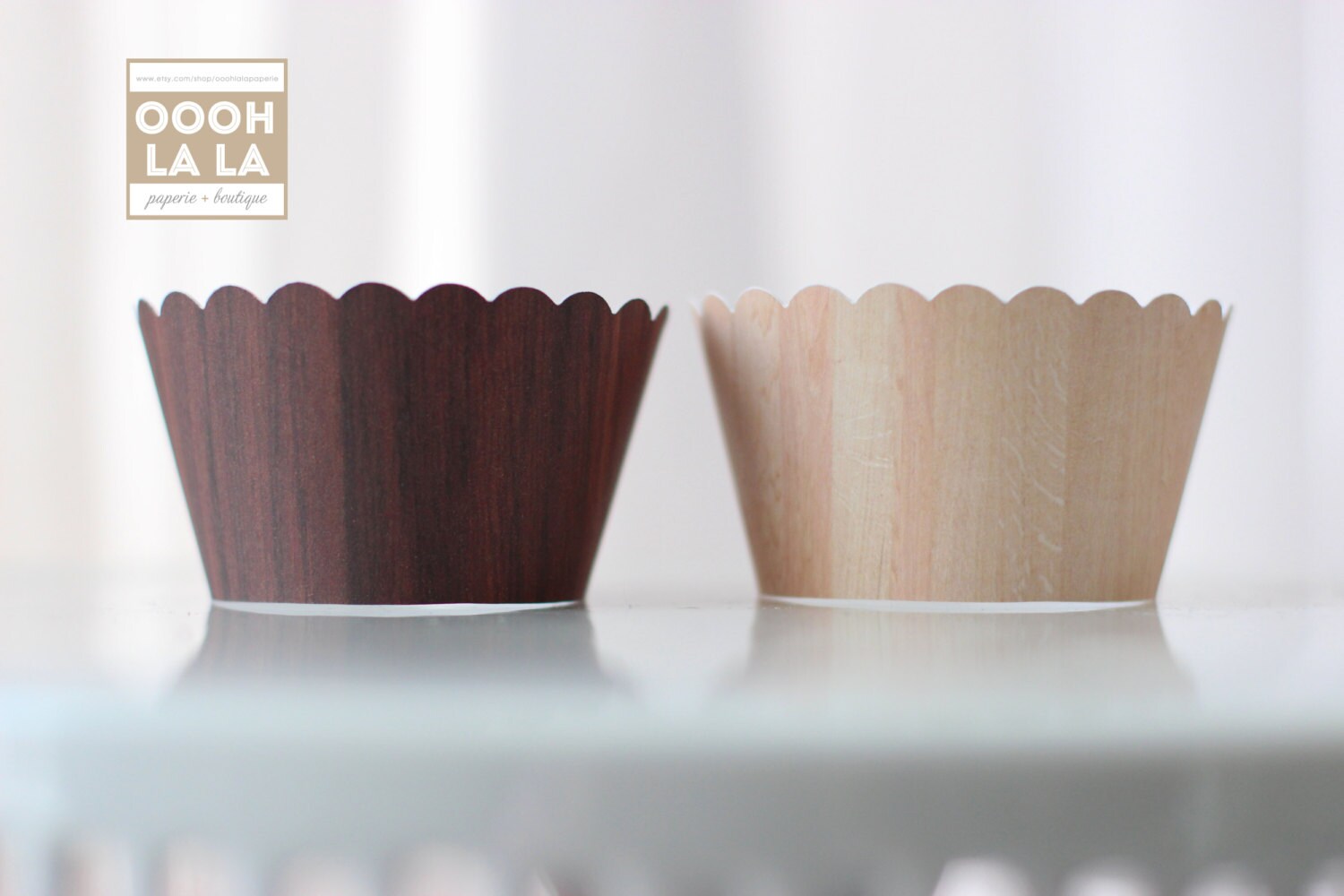 MADE TO ORDER Woodland-themed Cupcake Wrappers Set of 12 - Etsy