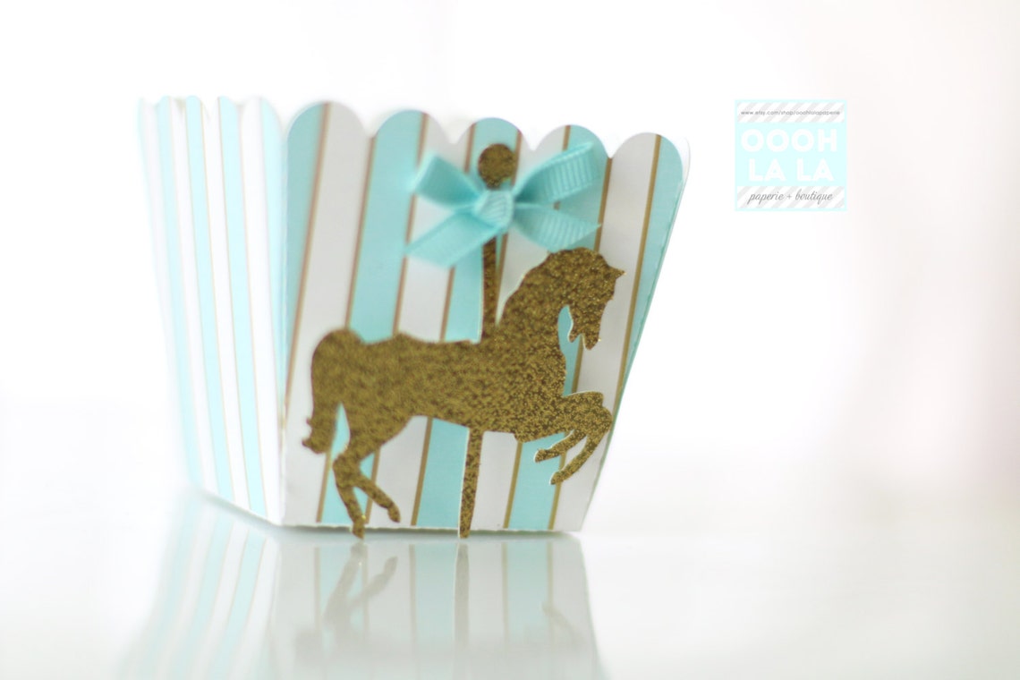 MADE TO ORDER Merry Go Round/Carousel themed Mini Popcorn | Etsy
