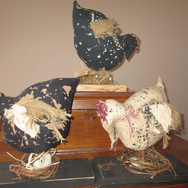 Folk Art Chicken - Etsy