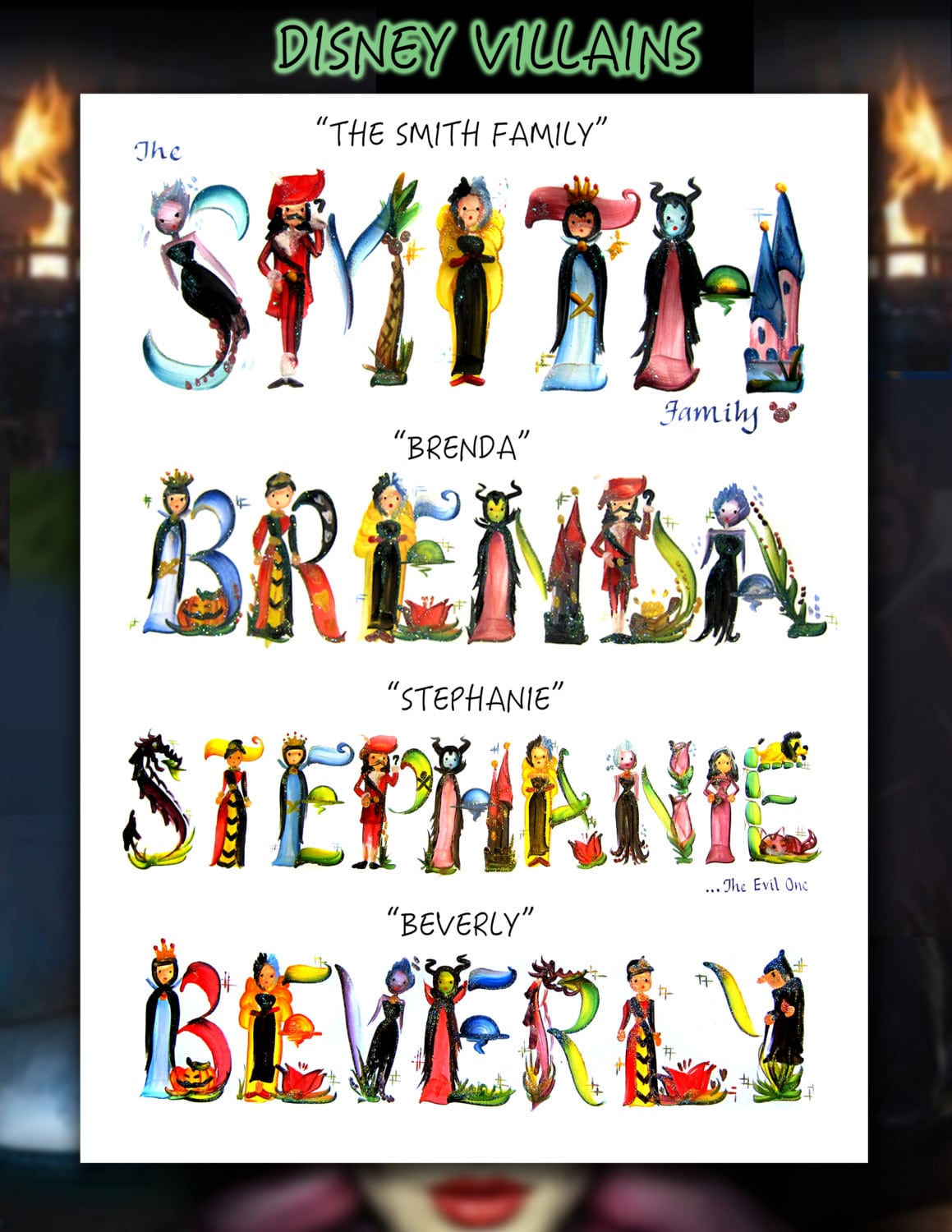 All Disney Villains Names