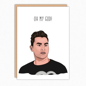 David Rose Inspired Birthday Card: Funny Sarcastic Humor - "oh My God ...