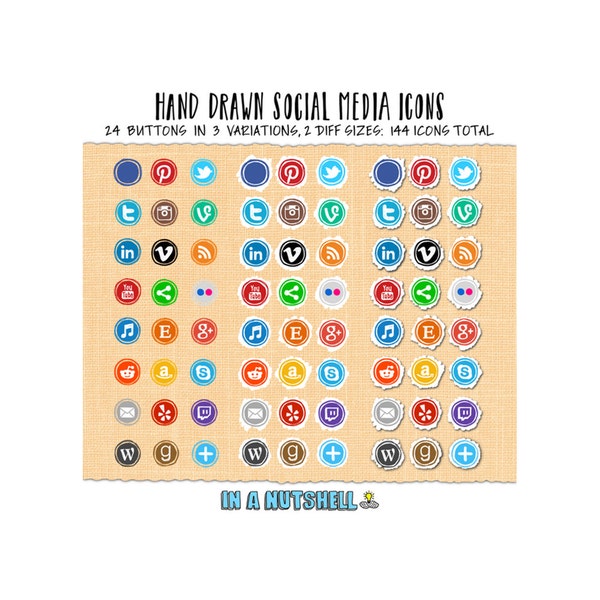 Medium Buttons - Etsy