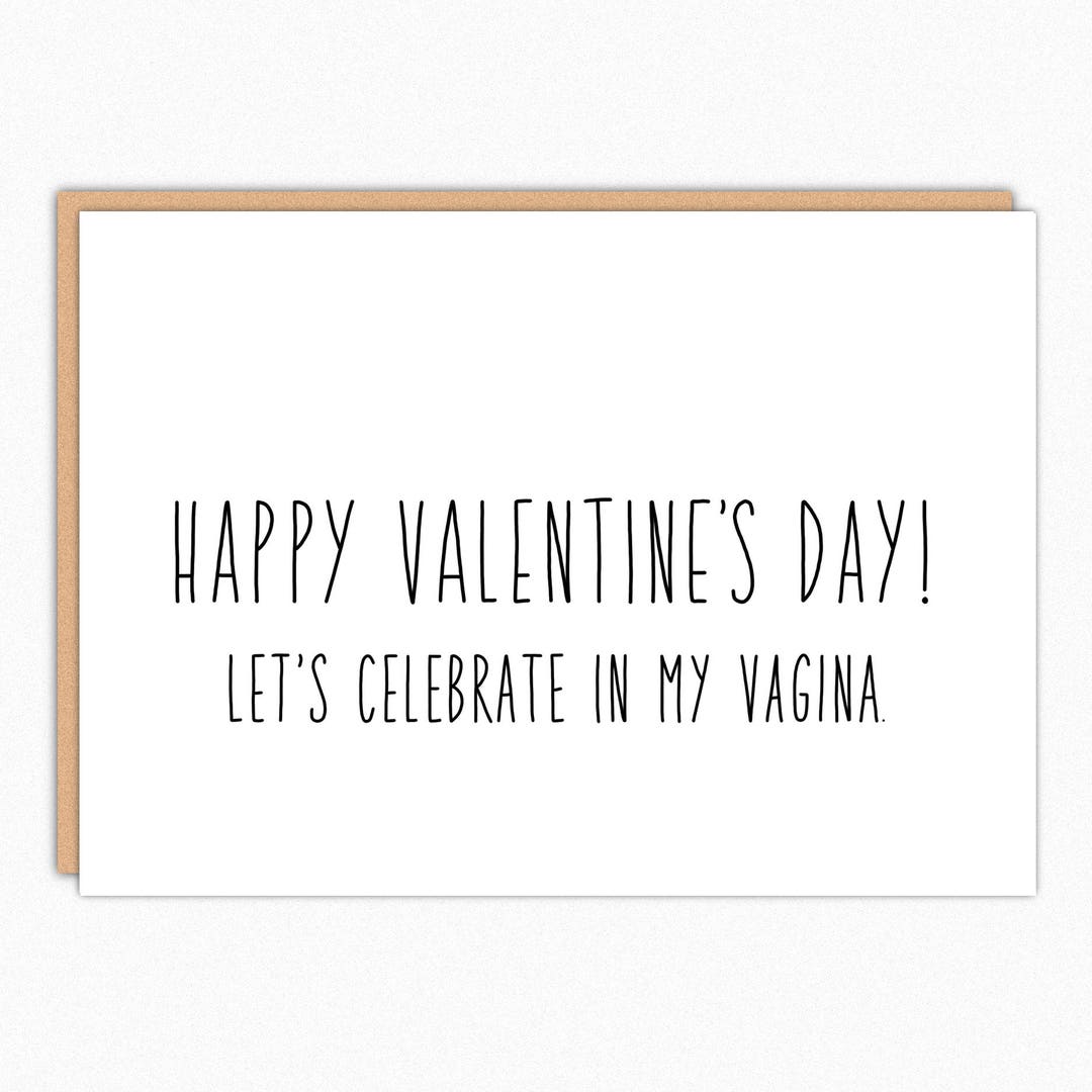 Funny Valentines Day T For Him Sexy Valentines Day Card Naughty