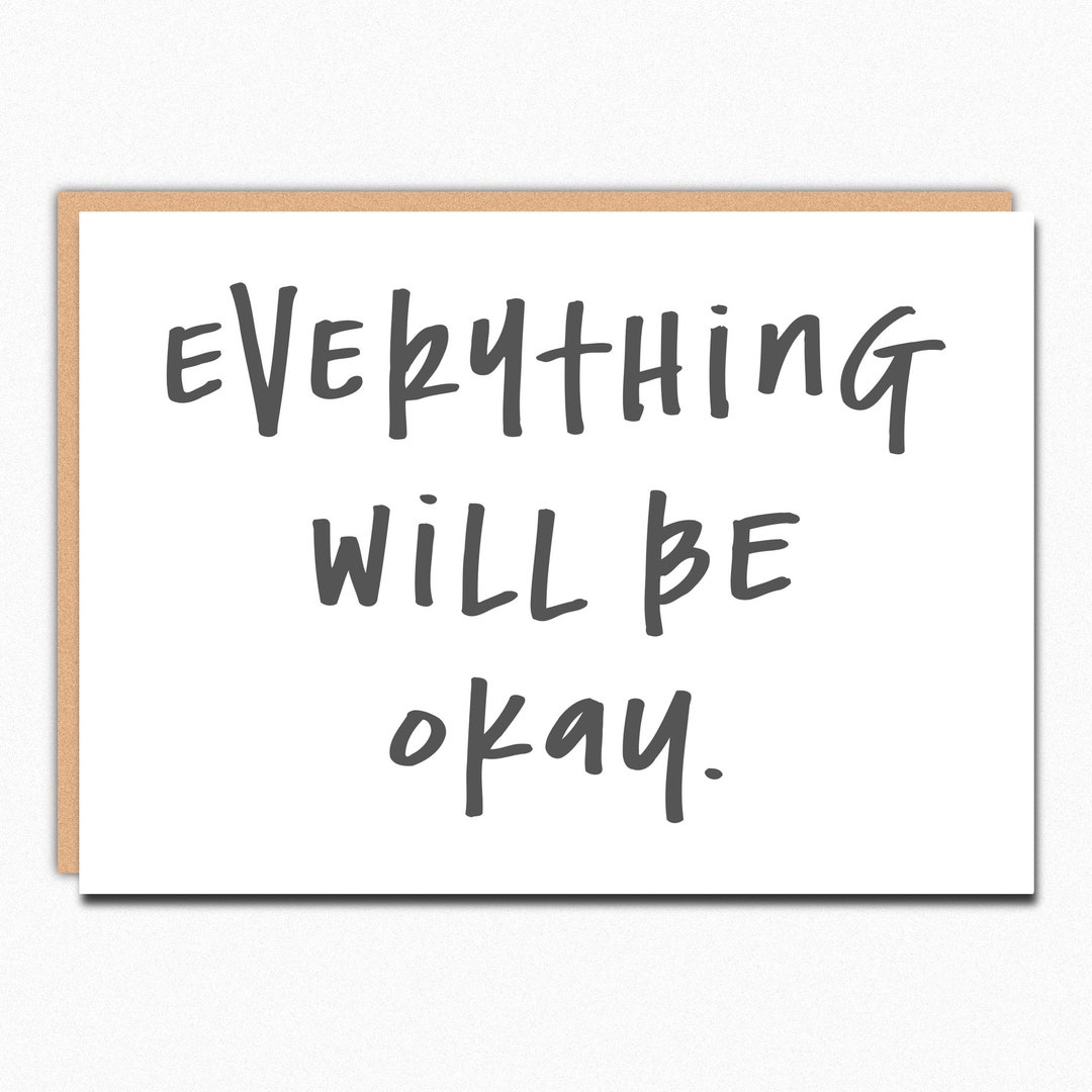 Support Card. Hard Times Card. Encouragement Card. Get Well Card. Hang ...