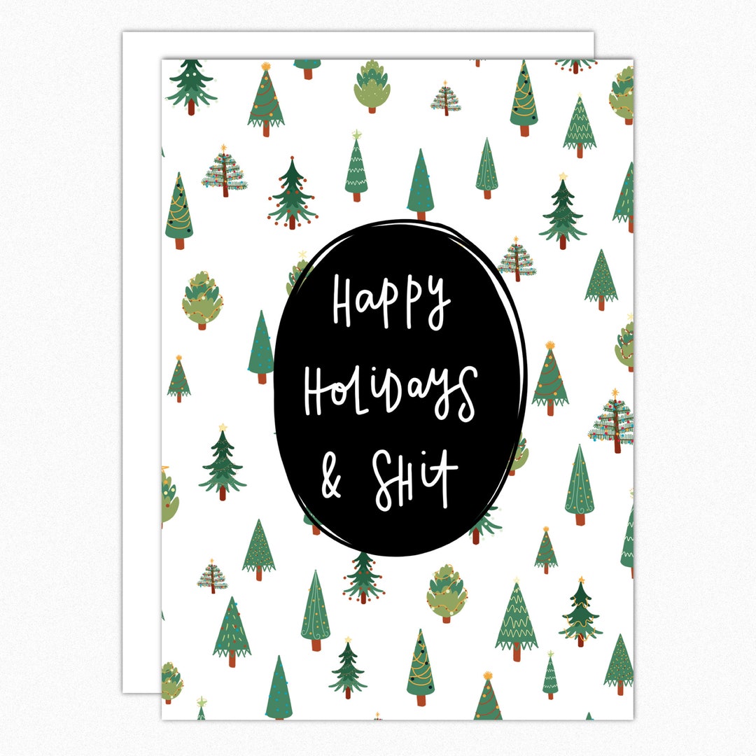 Funny Christmas Card: Rude Holiday Greeting Card - Etsy