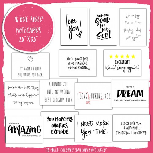 Love Notes MINI Love Note Cards for Weddings Romance Dating - Etsy