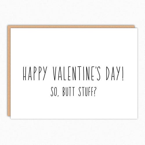 Valentines Day Card Anal Sex Card Suggestive Card Kinky Etsy