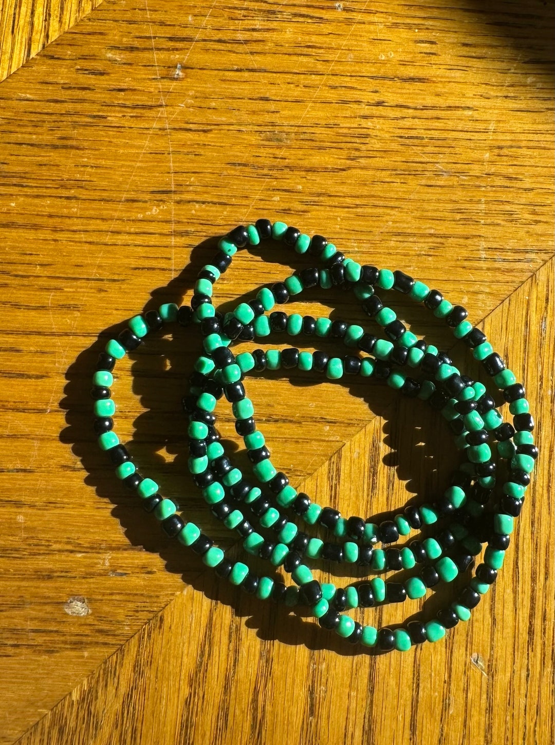 15 Orisha Ogun Prayer Bead Eleke Spiritual Necklace - Etsy