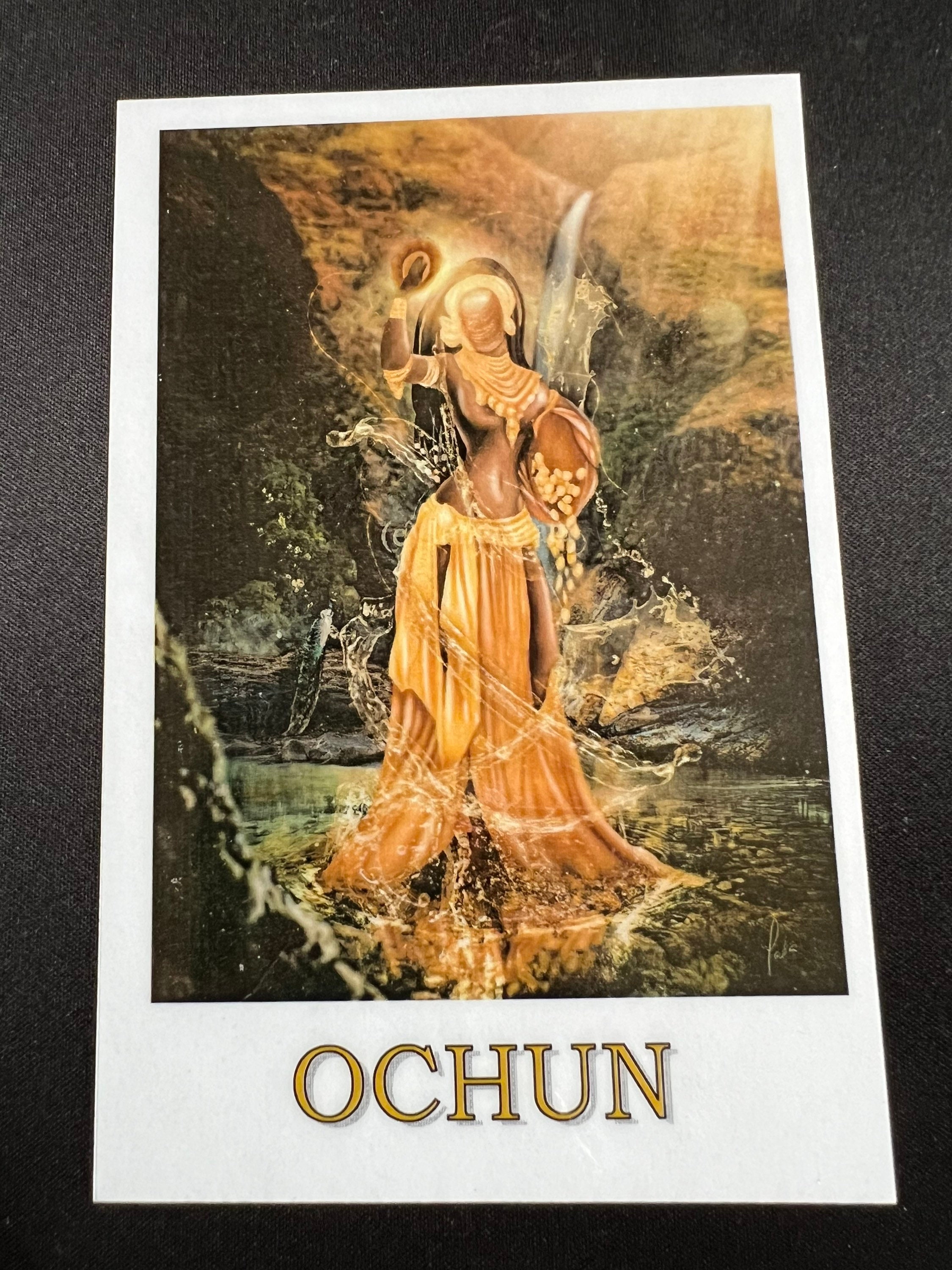 Ochun Laminated Prayer Card 4x6 - Etsy