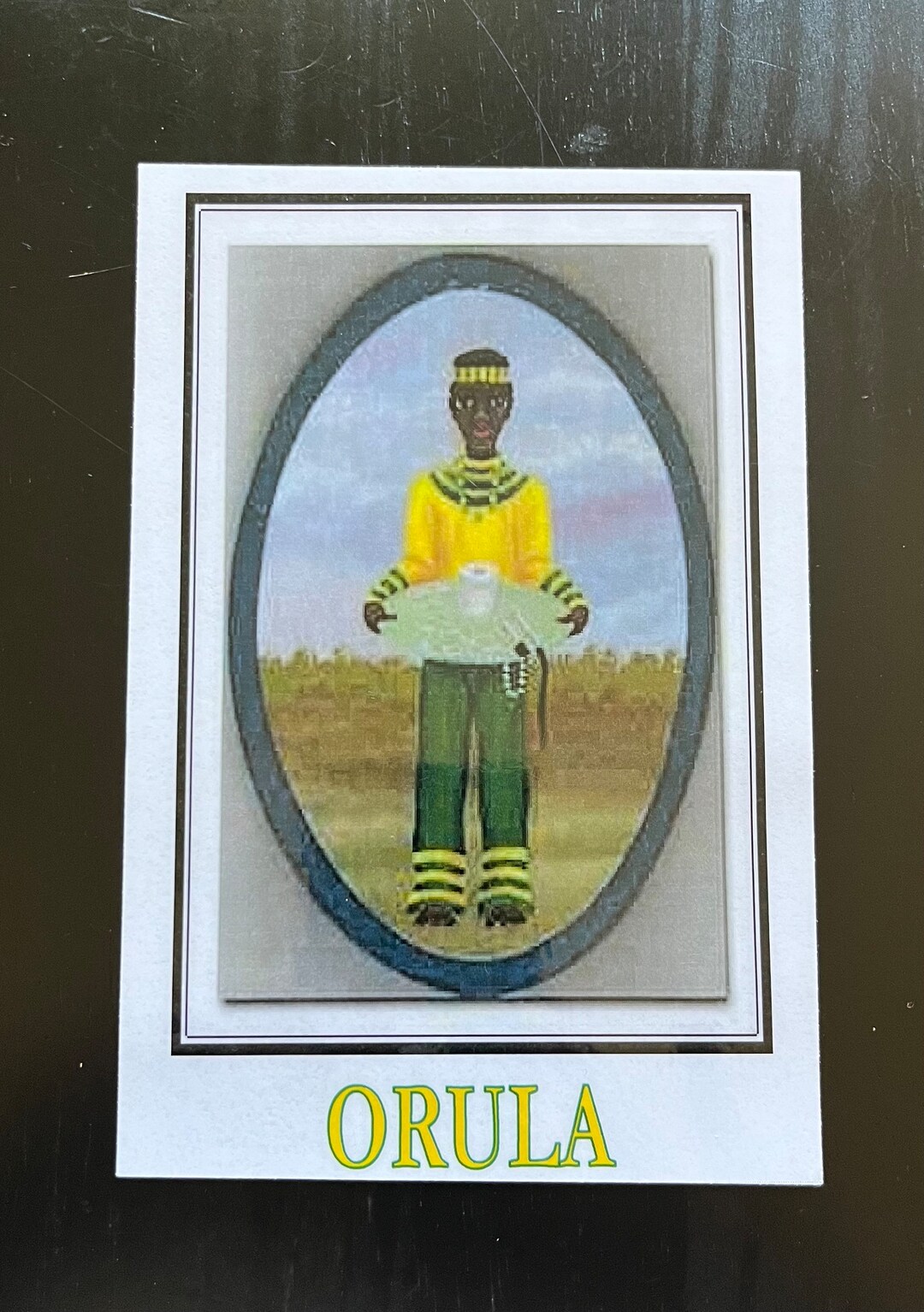 Orula 4x6 Prayer Card in English ORULA 4x6 Tarjeta De Oración Laminada ...