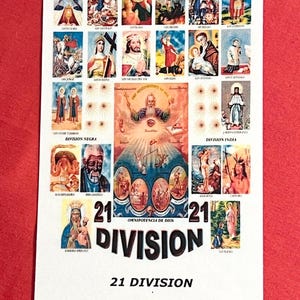 21 Divisions 4x6 Prayer Card Spanish - Etsy