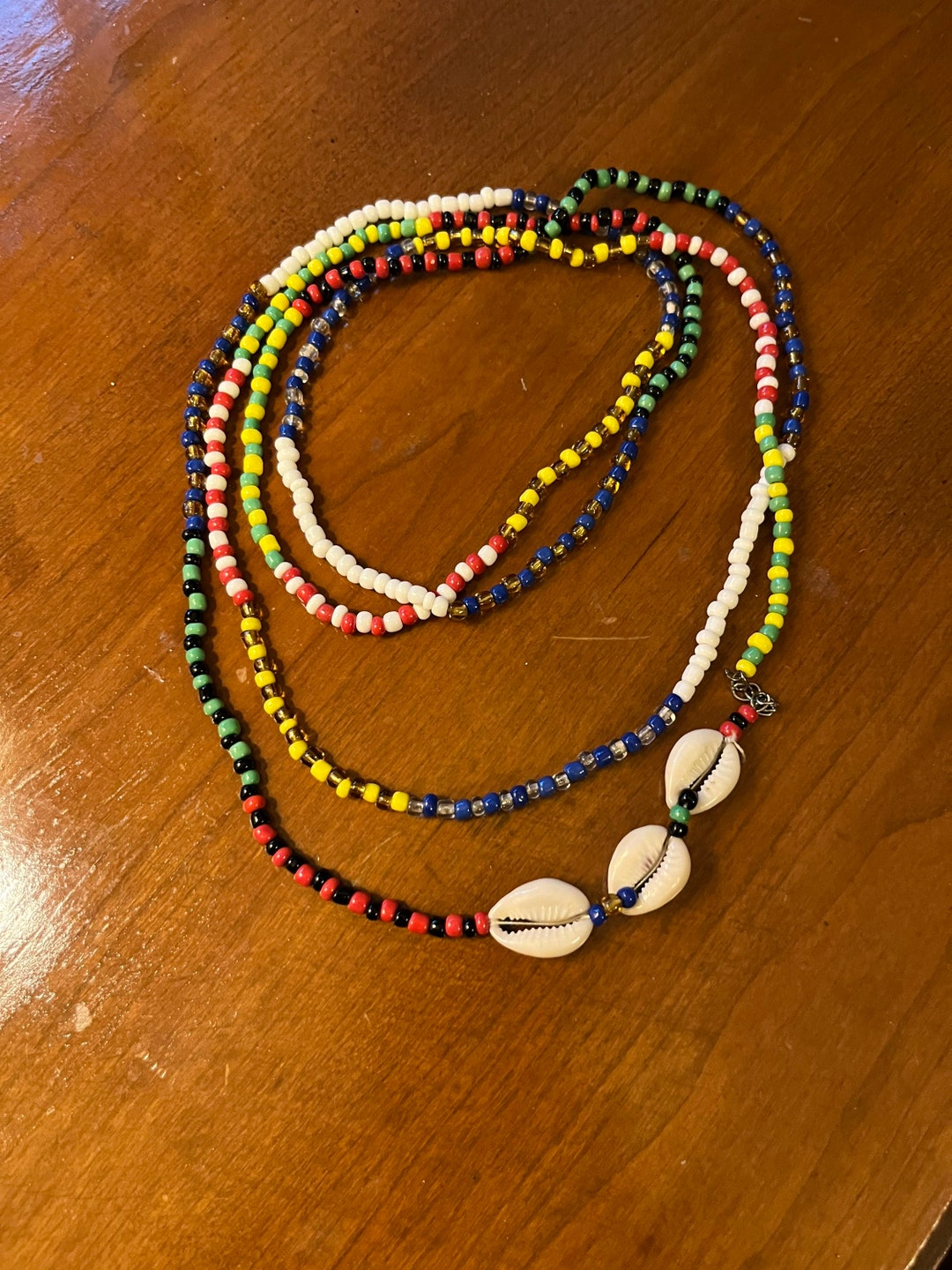 30” Santo Orisha Elekes With Cowrie Shells Collare Prayer Beads - Etsy