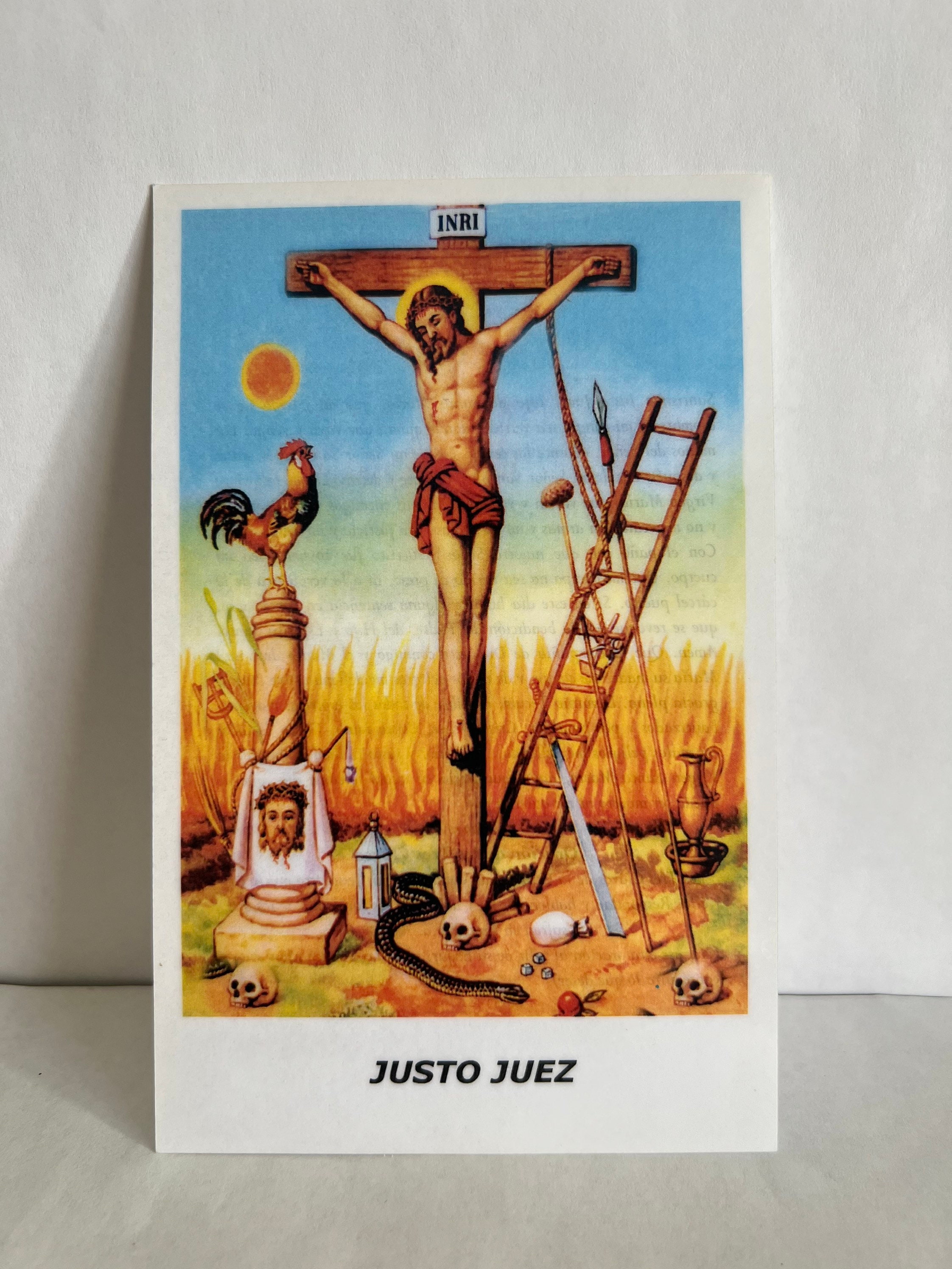 Holy Card Of Oracion Al Justo Juez Spanish Ziegler Company, 41% OFF Holy Card Of Oracion Al Justo Juez Spanish Ziegler Company, 41% OFF