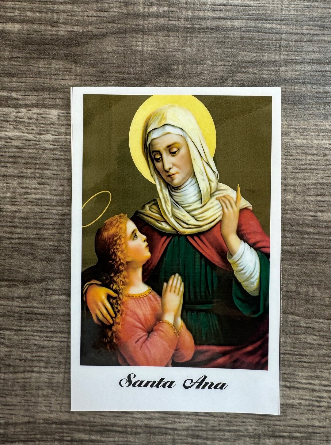 Santa Anna Anaisa Pye Prayer Card 4x6 Laminated Card in Spanish - Etsy