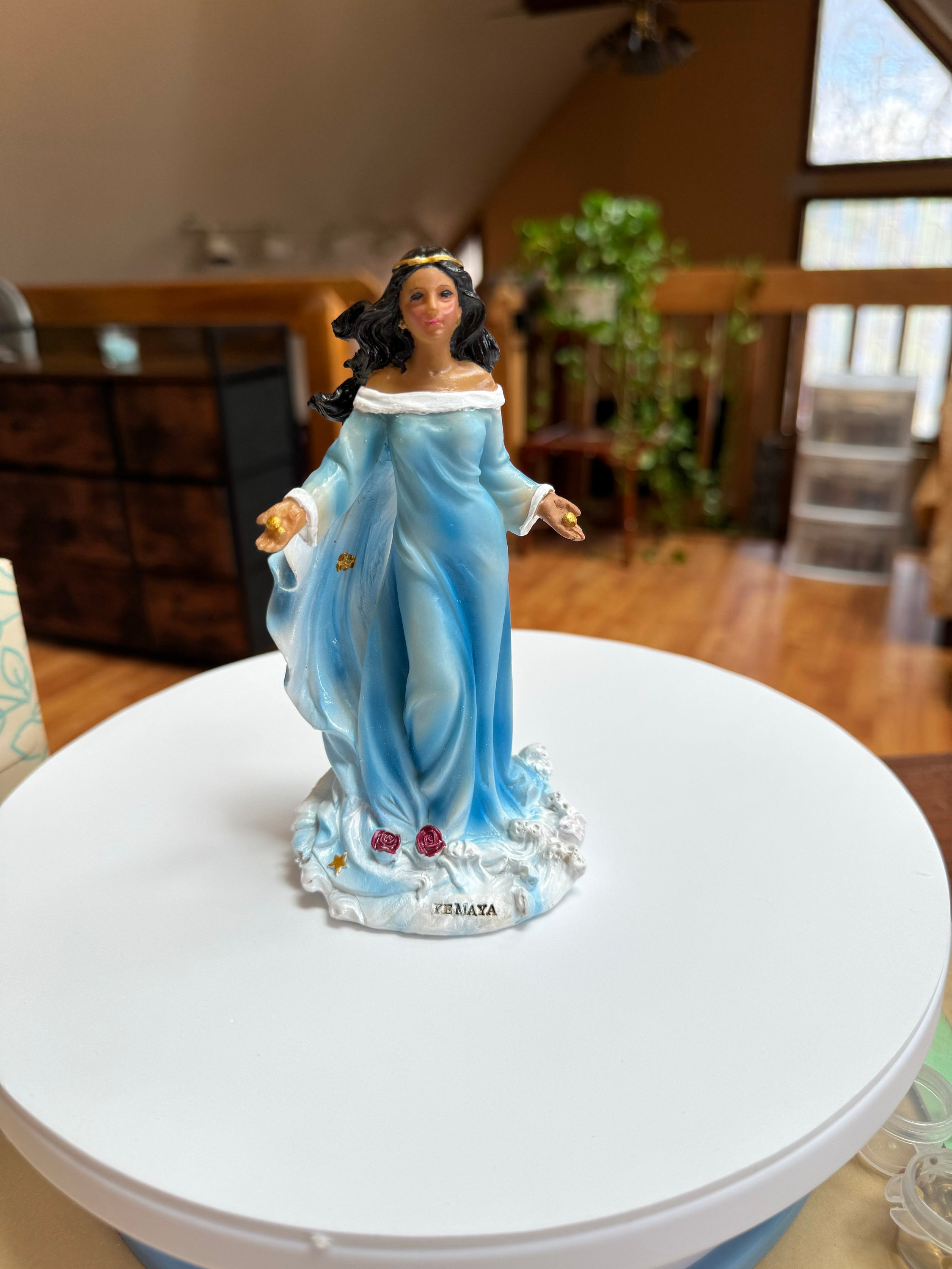 La Yemaya 6 Orisha Yemaya Goddess of the Sea Statue Yoruba Religion ...