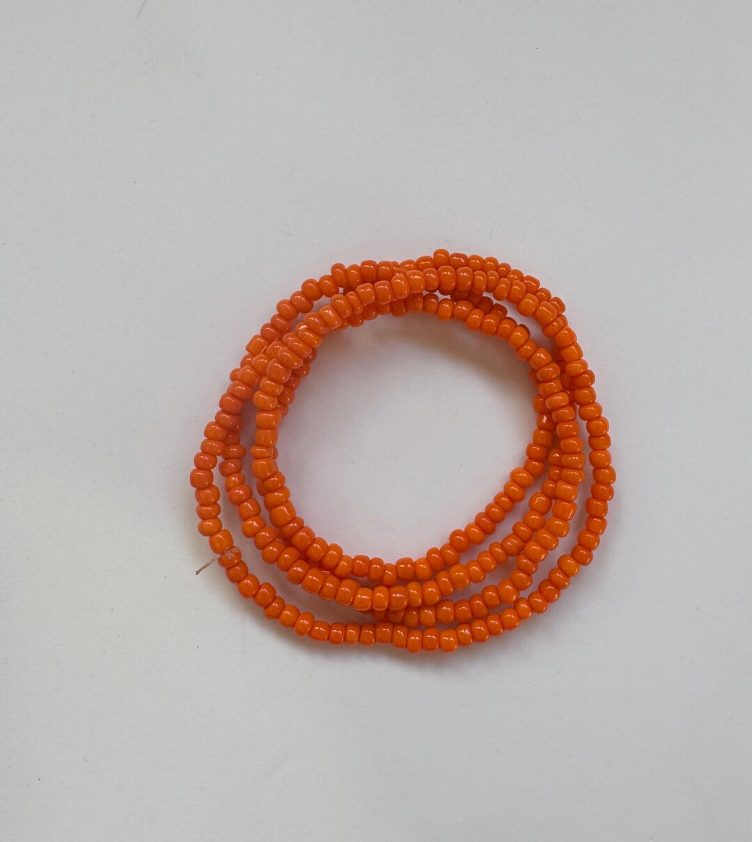 Orange Prayer Beads - Etsy