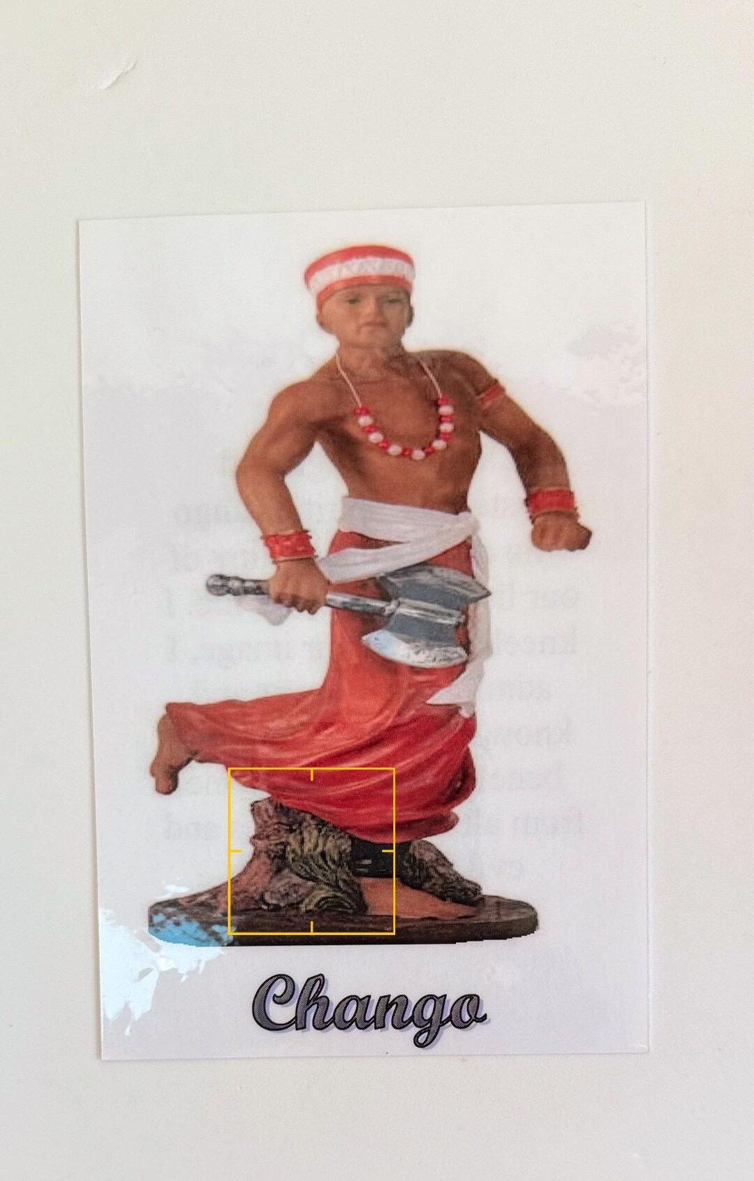 Chango Orisha 4x6 Prayer Card in Spanish CHANGO ORISHA 4x6 Tarjeta De ...