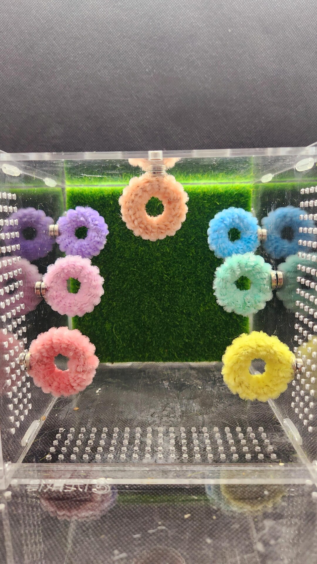 Cute Magnetic Jumping Spider Fuzzy Climbing Rings, Size: Large ...