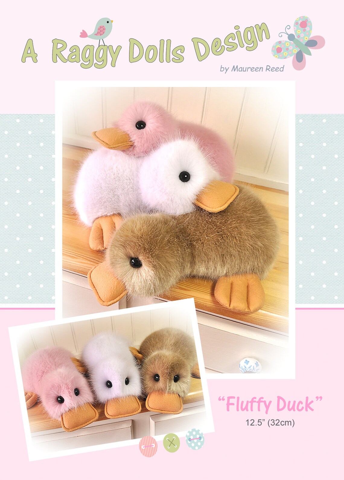 PDF Fluffy Duck Sewing Pattern Instant Download - Etsy UK