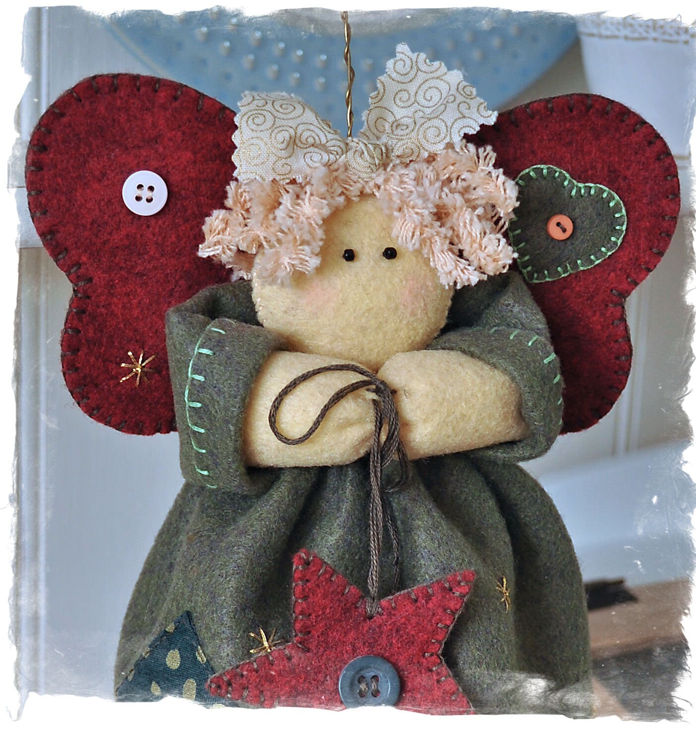 Angelica Tree Top Angel Sewing Pattern - Christmas Decoration - Etsy