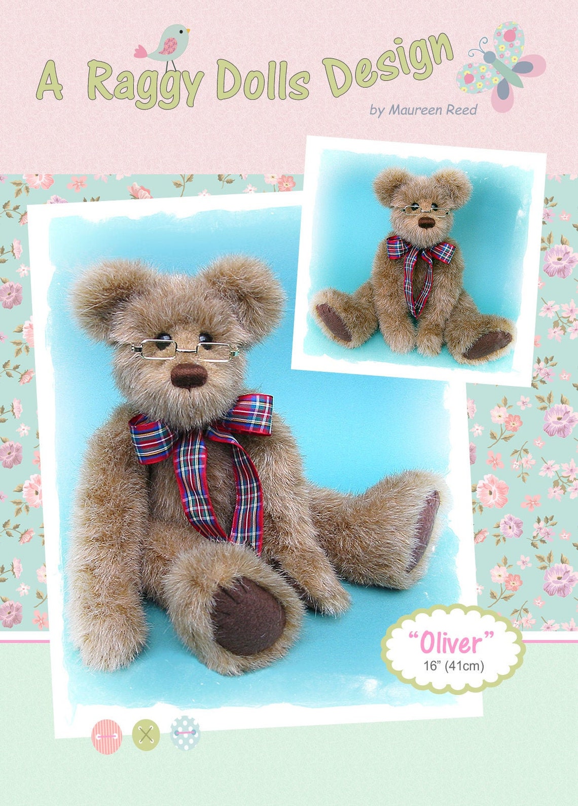 PDF - Oliver Bear Sewing Pattern - Instant Download - Etsy