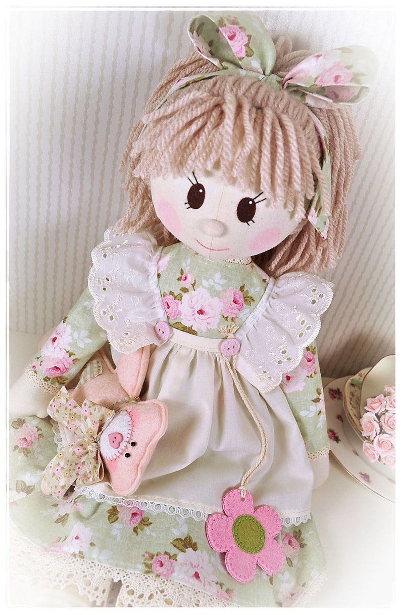 Holly Rag Doll Sewing Pattern - Etsy
