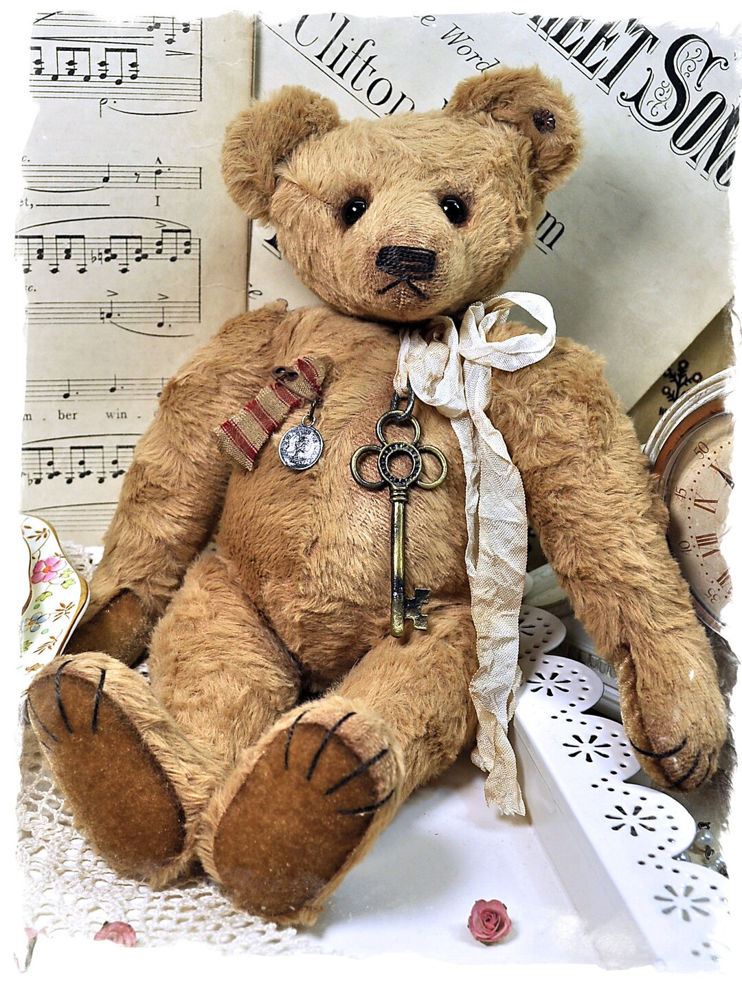PDF - Milton Vintage Artist Bear Sewing Pattern - Instant Download - Etsy
