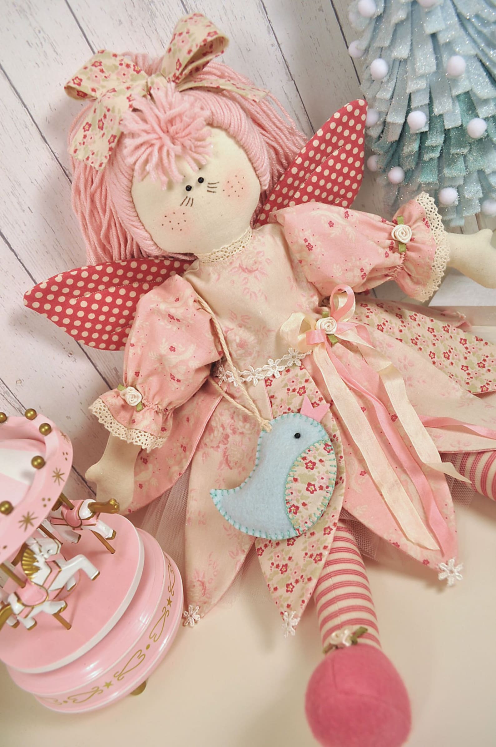Magnolia Fairy Rag Doll Pattern MAILED Posted Version - Etsy