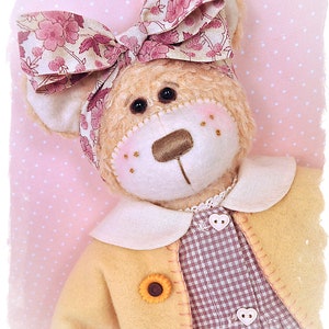 Maisy Rag Doll Bear Sewing Pattern - MAILED Posted Version - Etsy