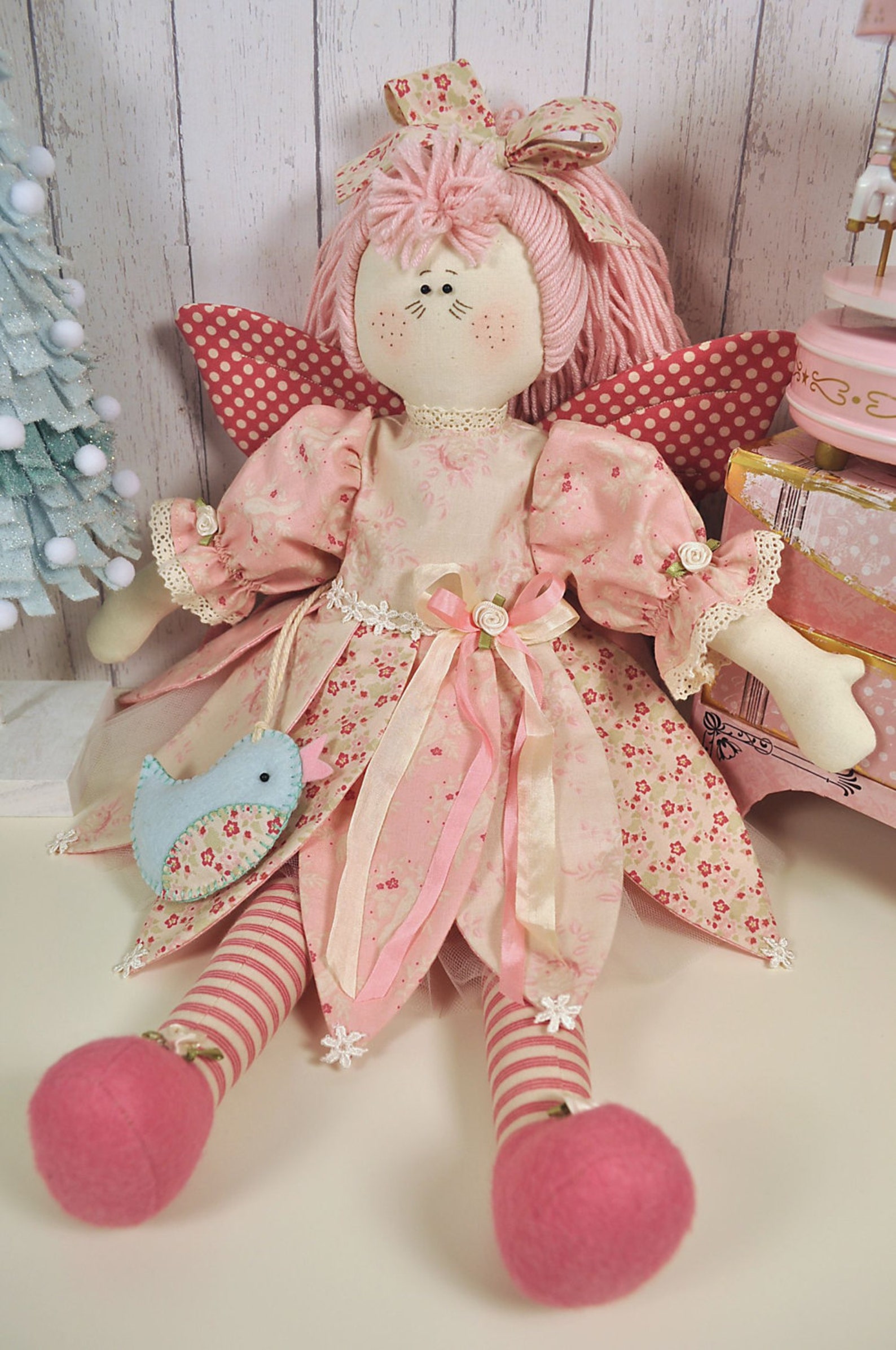 Magnolia Fairy Rag Doll Pattern MAILED Posted Version - Etsy