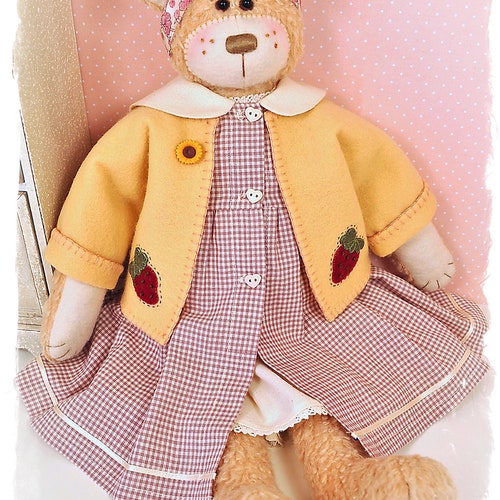 PDF Maisy Rag Doll Bear Sewing Pattern Instant Download - Etsy