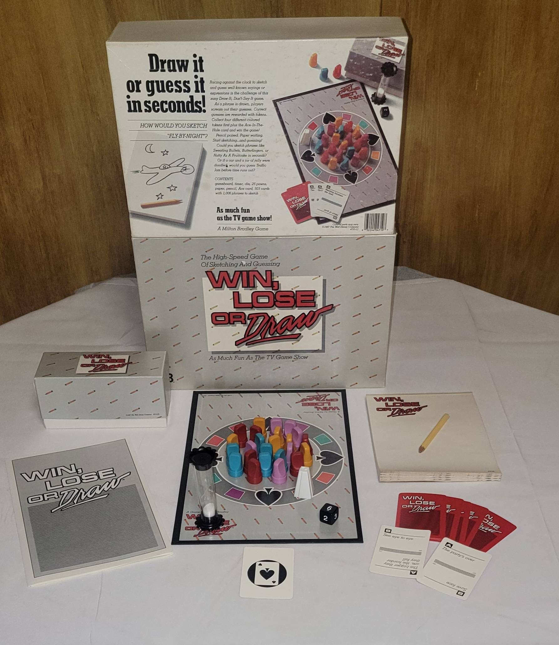 Vintage 80s board game win lose or draw - munimoro.gob.pe