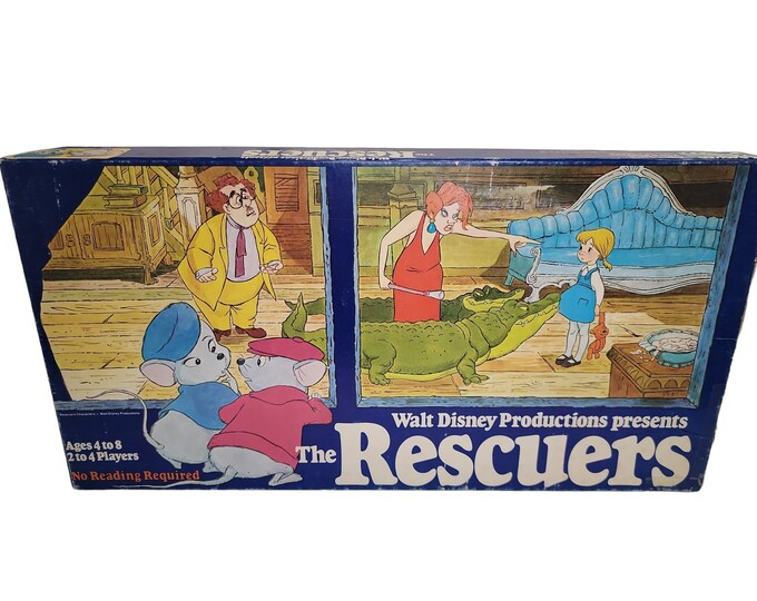 Vintage 1977 Board Game- the Rescuers, A Parker Game, No Reading ...