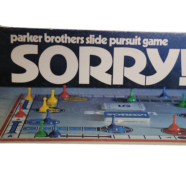 Sorry Board Game - Etsy