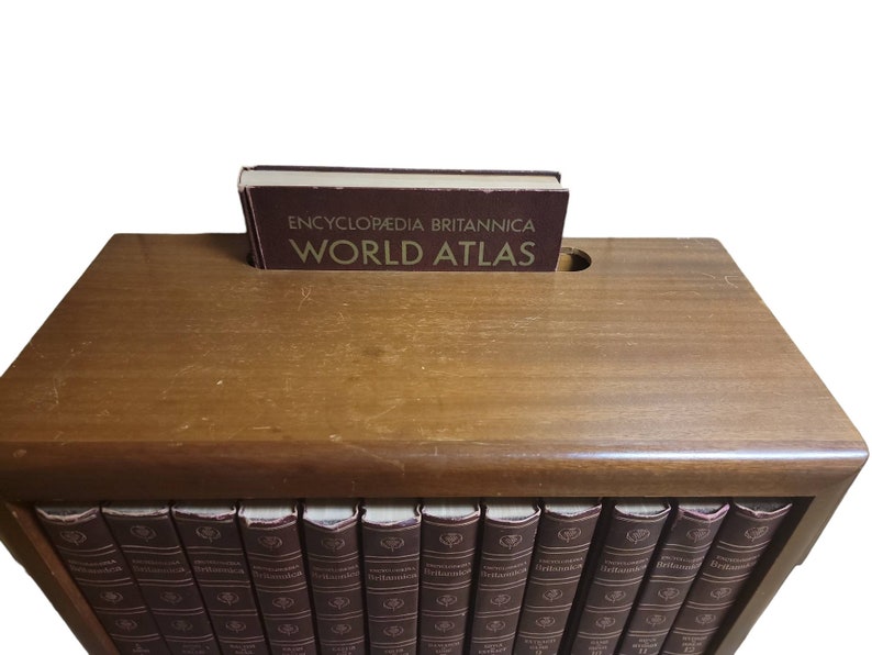 Vintage 1959 Encyclopedia Britannica Set With Original Cabinet - Etsy