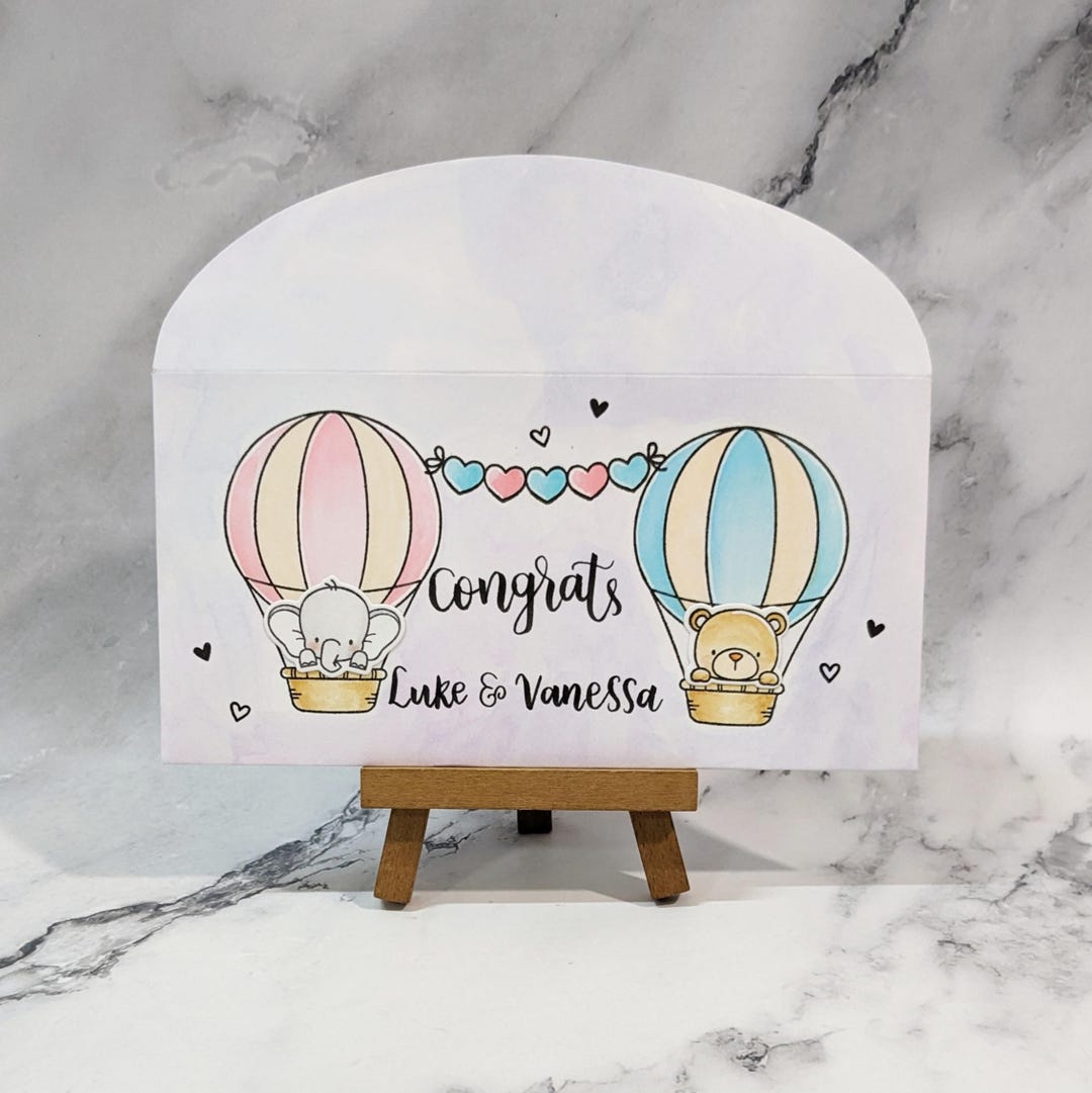 Personalised Wedding Money Envelope / Ang Pow / Gift Card / Red Packet ...