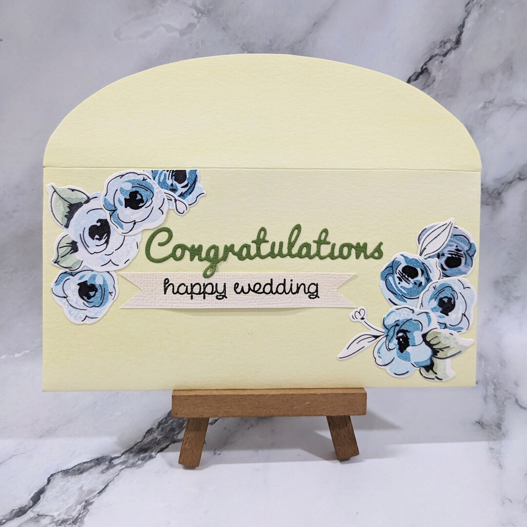 Personalised Floral Watercolor Wedding Money Envelope / Ang Pow / Gift ...